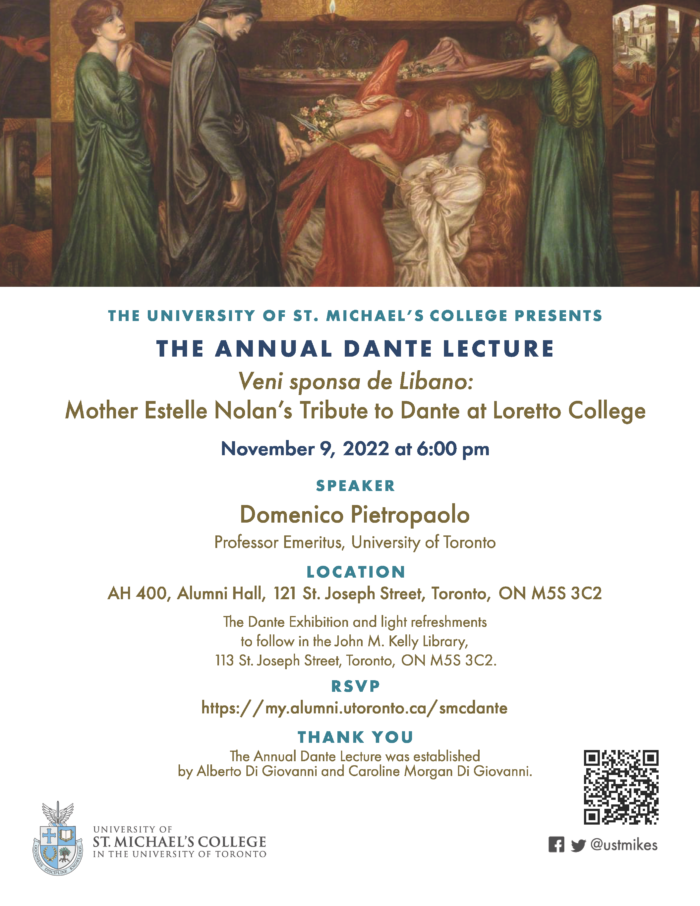 Dante Lecture Invite - Regis College