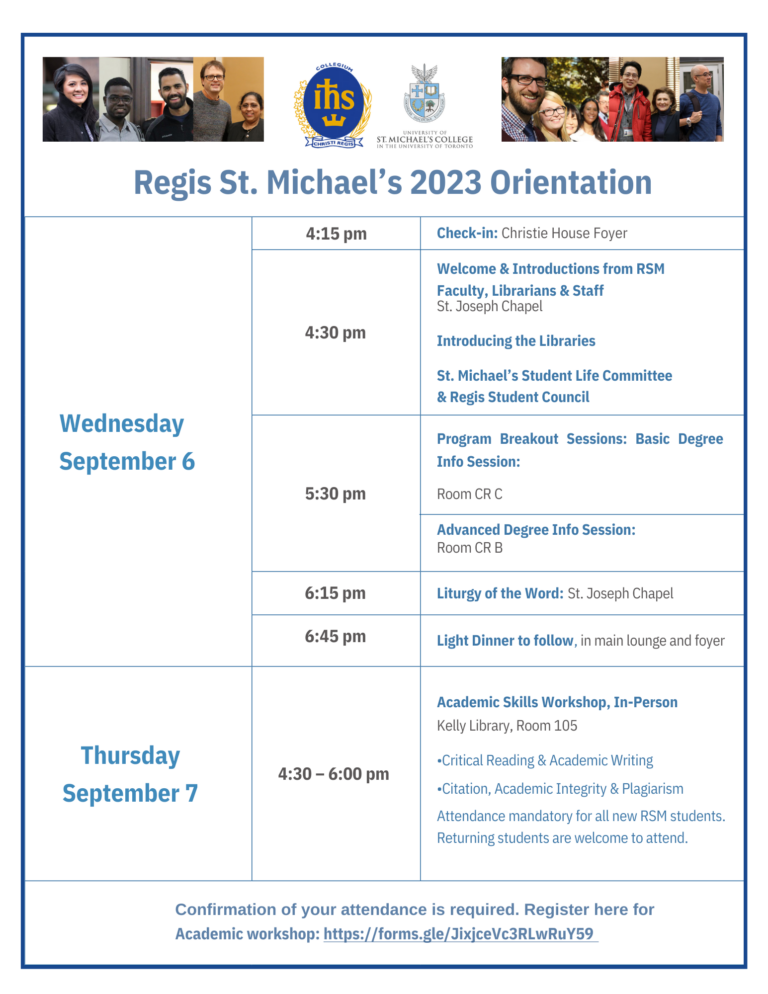 New Students' Orientation - 2023 - Regis College