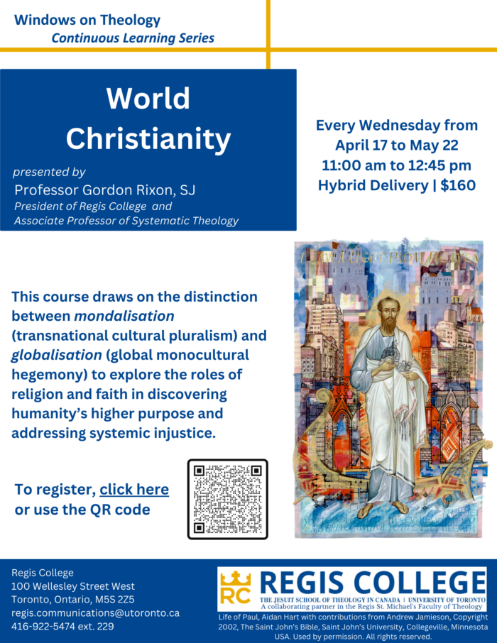 Regis College - Windows on Theology