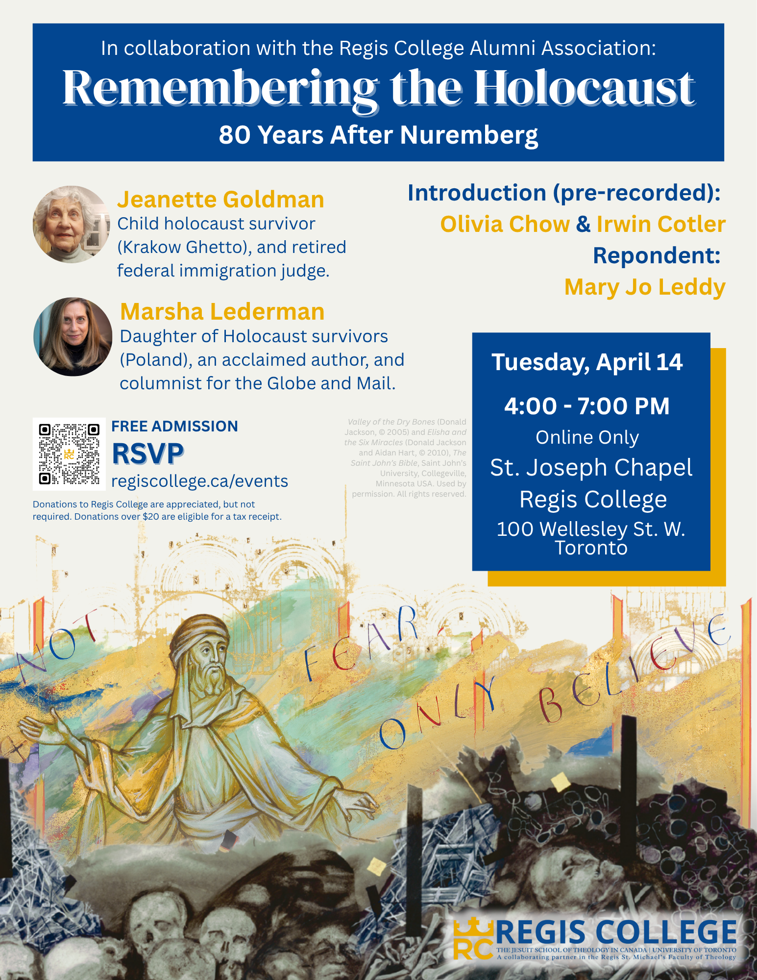 Remembering the Holocaust - ONLINE ONLY - Regis College